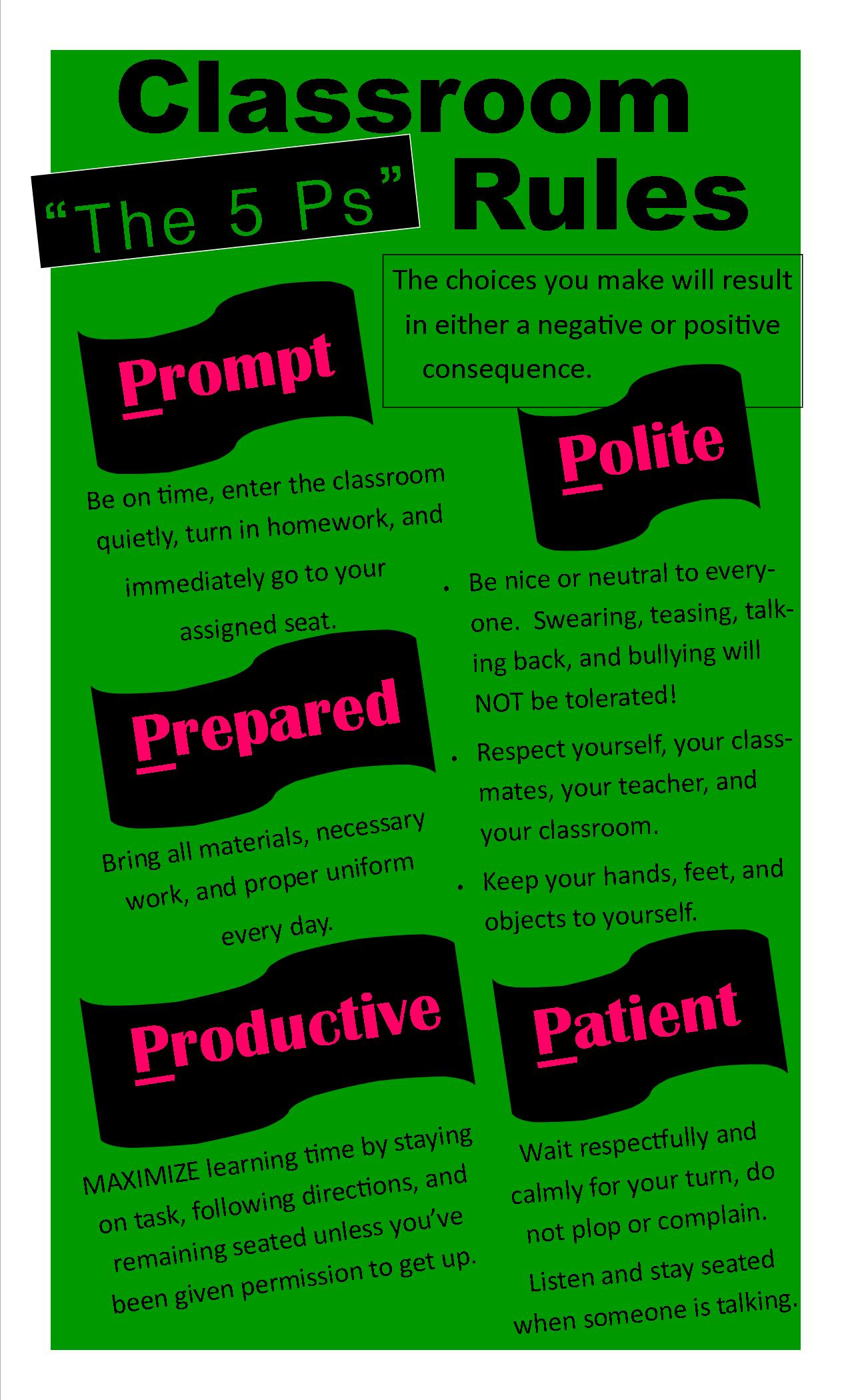 Burwell Public Schools - Classroom Courtesies