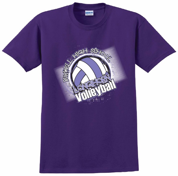 Burwell Public Schools - Longhorn Volleyball T-Shirts for Sale