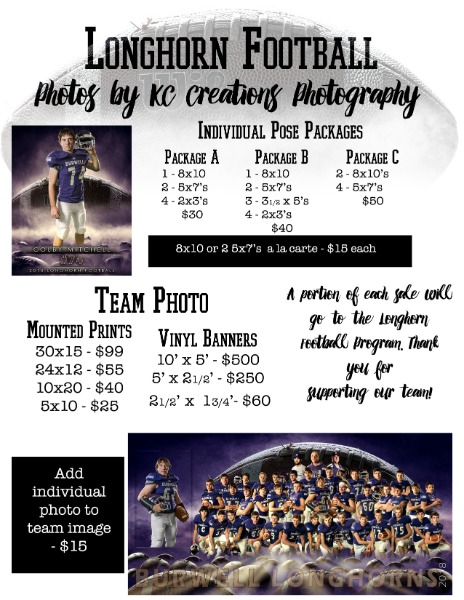 Burwell Public Schools - Support Longhorn Football with Commemorative ...